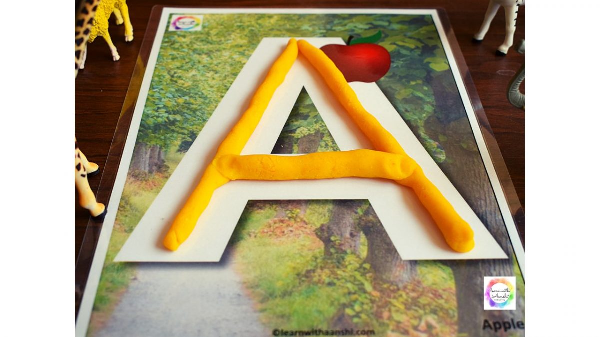 Amazing Alphabet Playdough Mats (DD) - learnwithaanshi™ | Your shop for ...